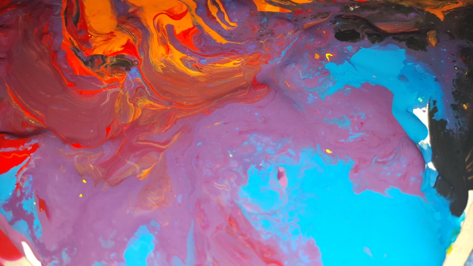 Zine: Background Designs using Acrylic Paint