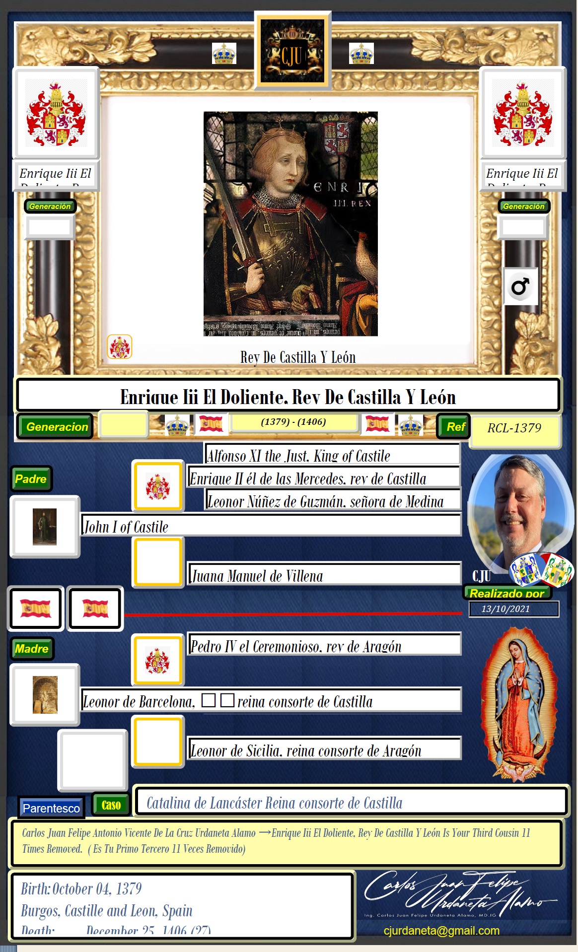 FAMILIA #URDANETA Y SUS PARIENTES #GENEALOGIA #GENEALOGY: Enrique Iii ...
