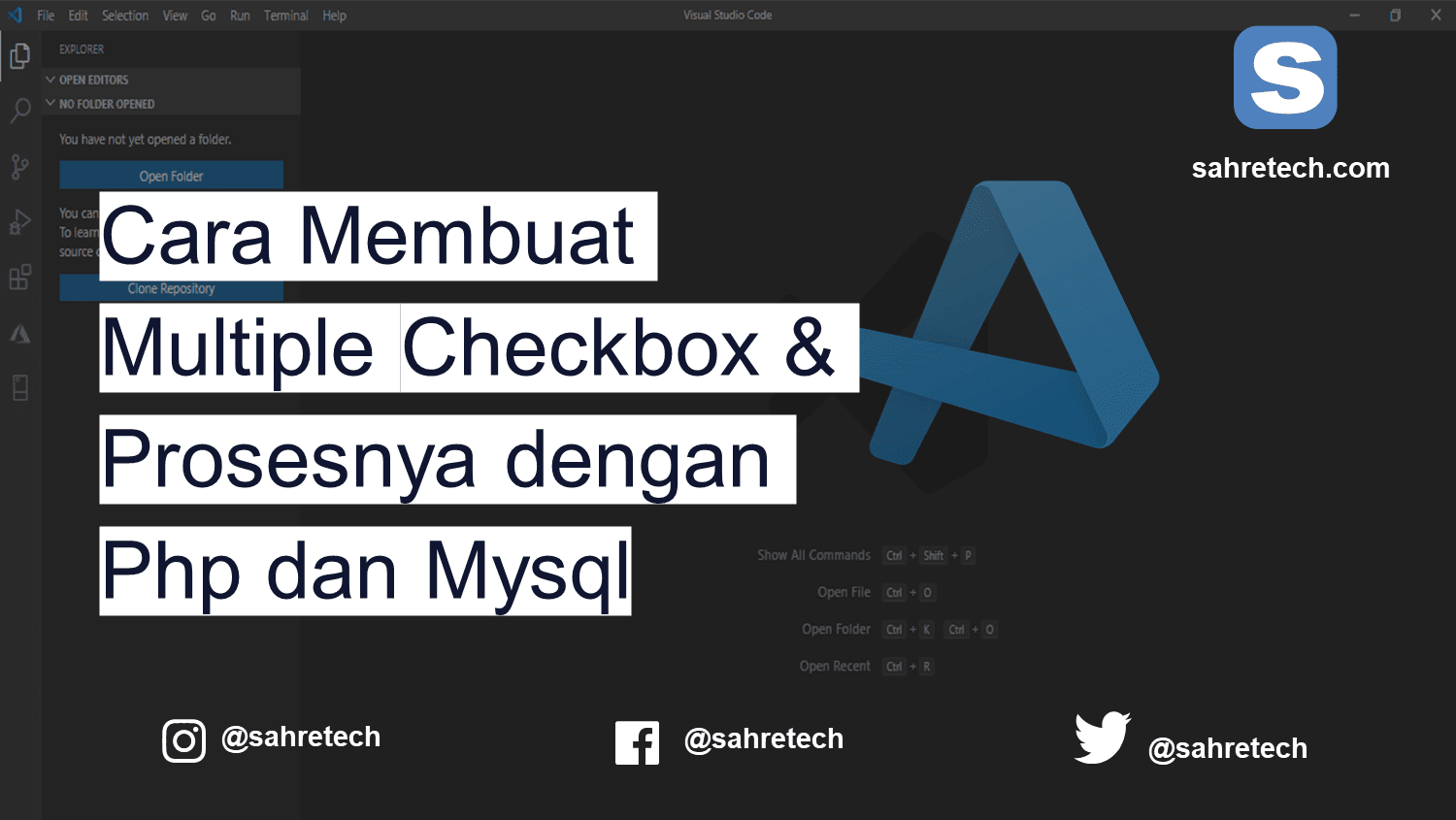 Cara Membuat Multiple Checkbox Dan Proses Datanya Pada Datatable Dengan Php Dan Mysql Sahretech