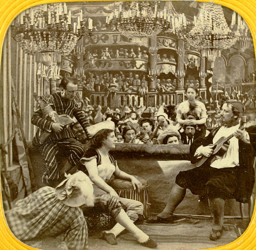 Antique and Classic Photographic Images: Guitarist with singer in opera ...