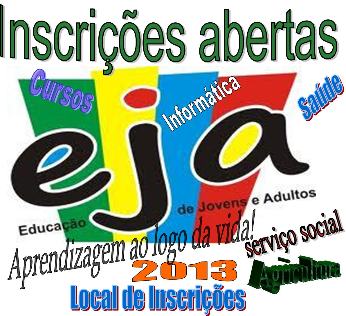 BLOG DA SEME: ESTÃO ABERTAS AS INSCRIÇÕES PARA OS CURSOS DE EJA