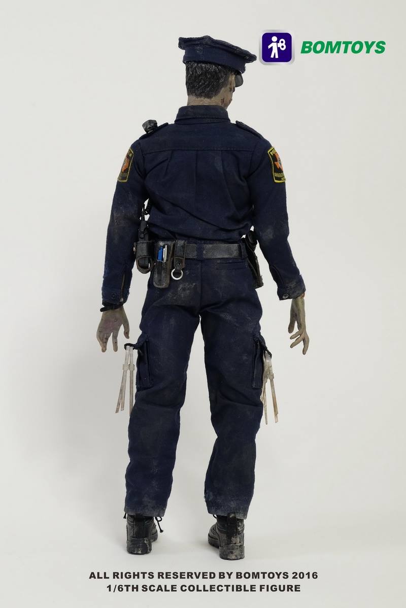 toyhaven: BOM Toys 1:6 scale Zombie Police Officer 12" Figure is going ...