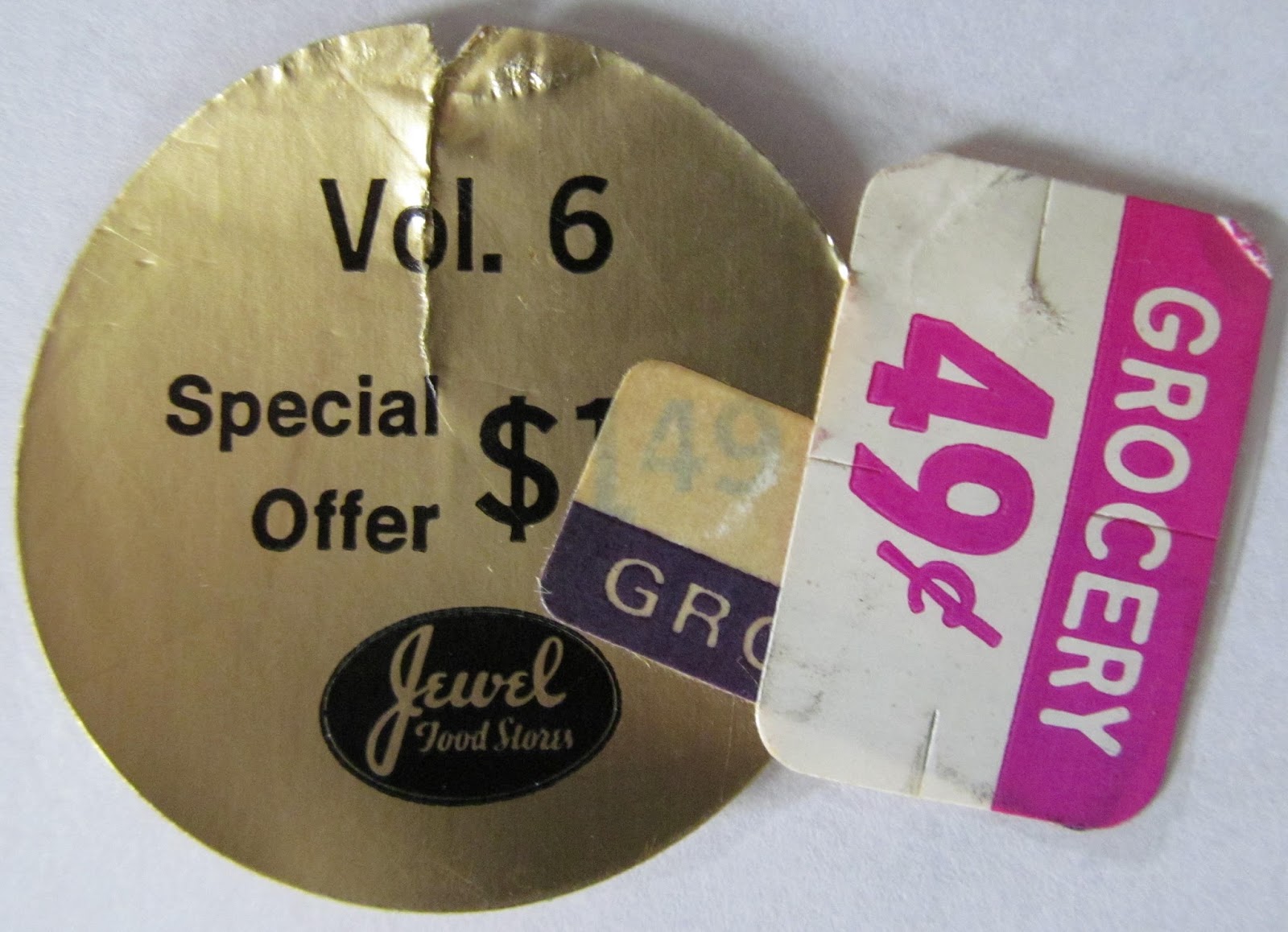 Trip to the Mall: Price Tag Chronicles: Old & Vintage Store Stickers
