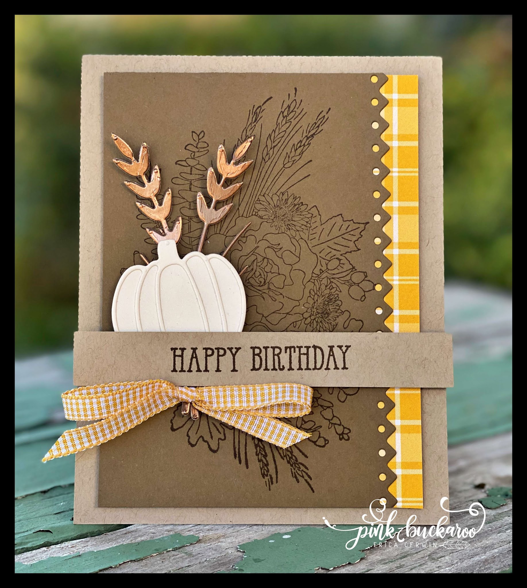 Fall Birthday Card