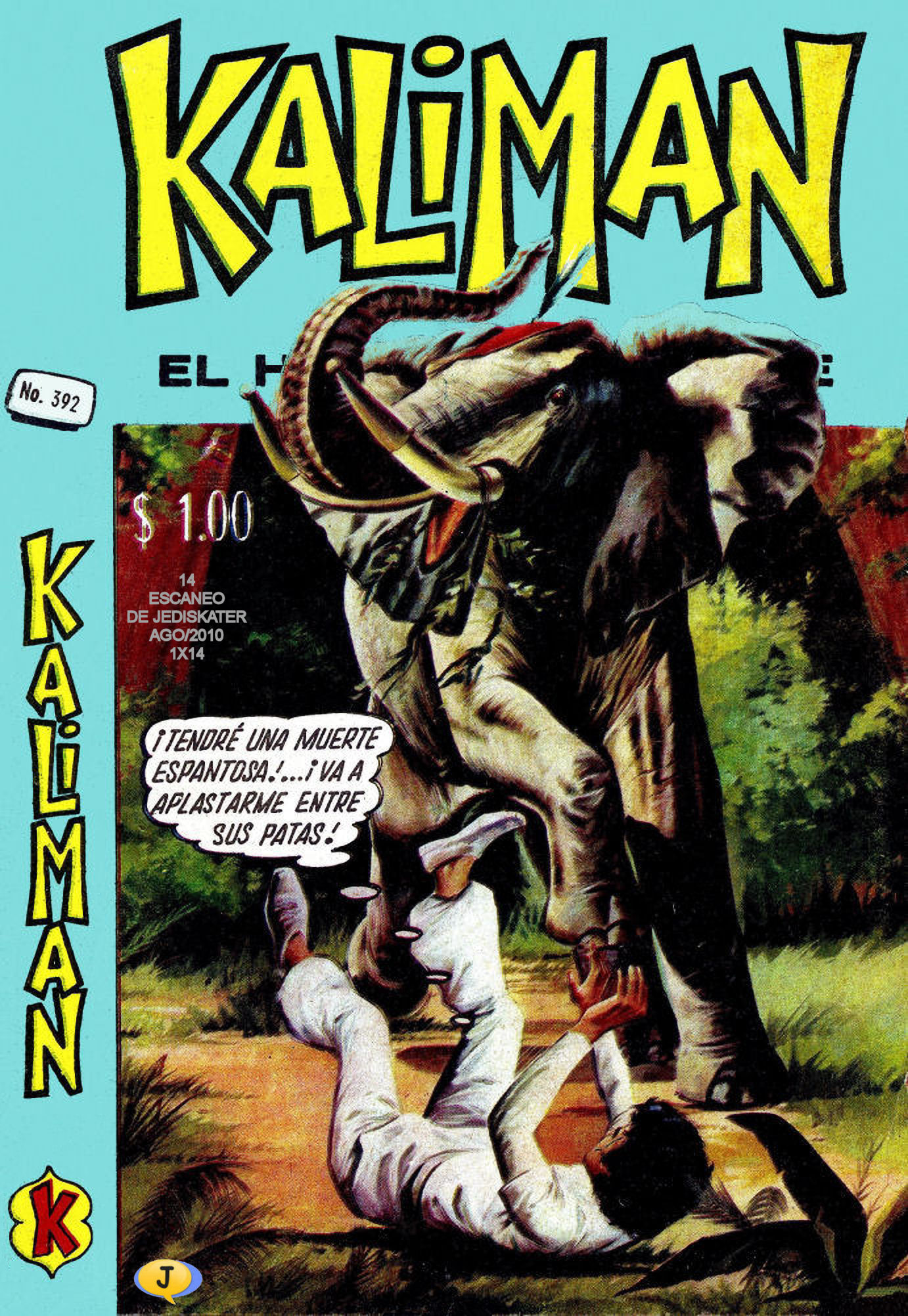 Comics Mexicanos de Jediskater: Kaliman No. 292, Aventura “Los Jinetes ...