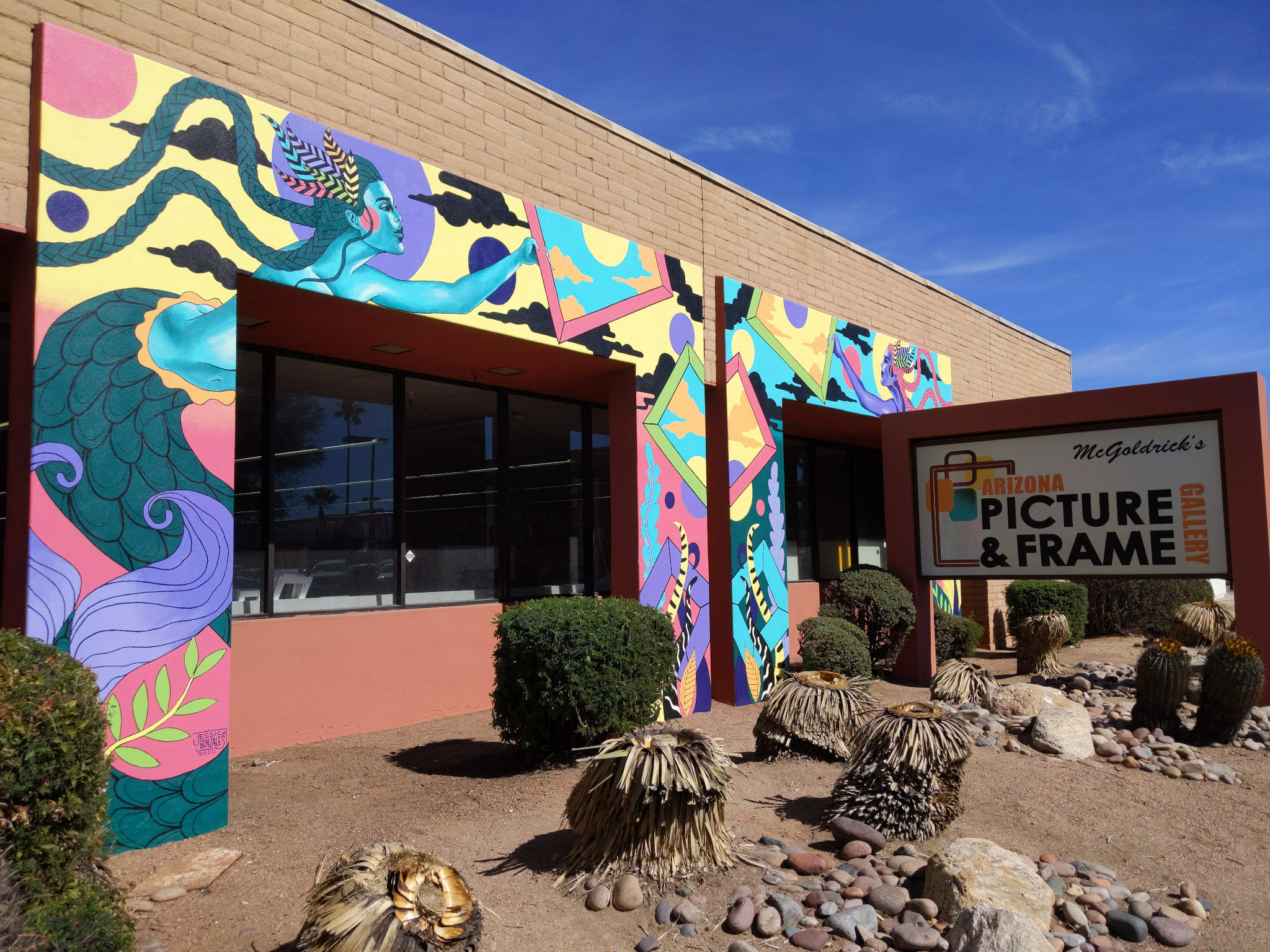 The Tucson Murals Project: Arizona Picture & Frame, south side