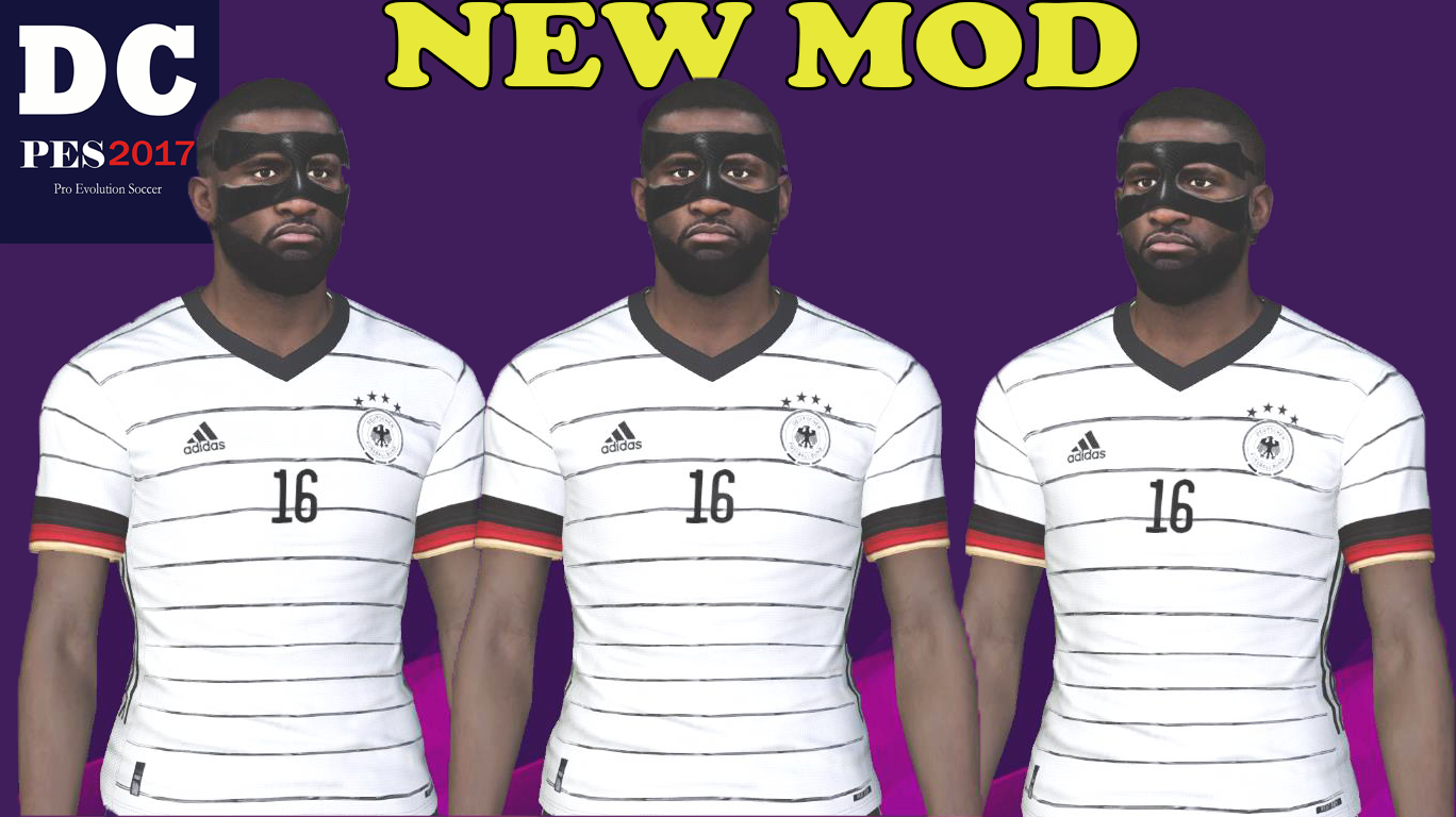 PES 17 | A. RUDIGER FACE UPDATE WITH MASK BY DC