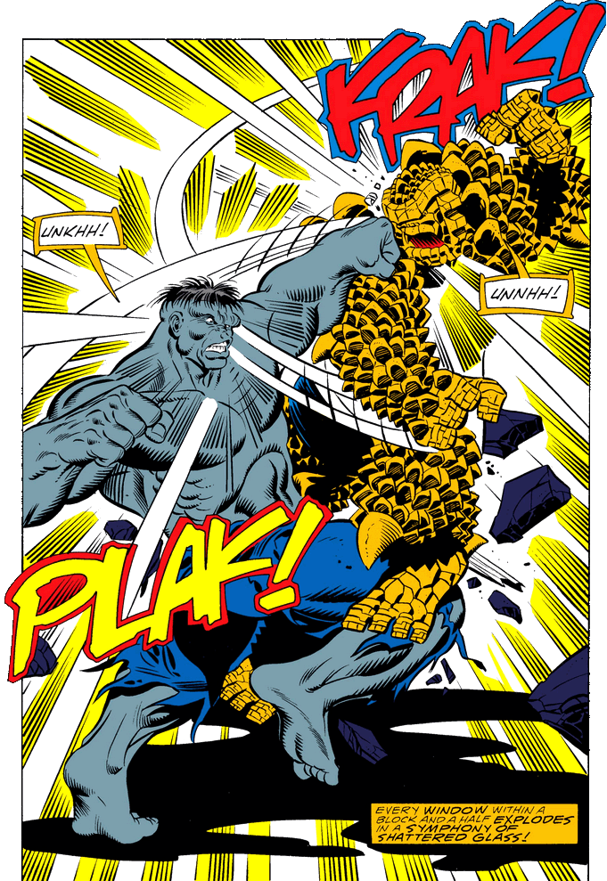 The Peerless Power of Comics!: Thing vs. ... Hulk!?