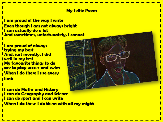 SchoolNet SA - Dialogue for Digital Learning: Create a selfie poem on ...