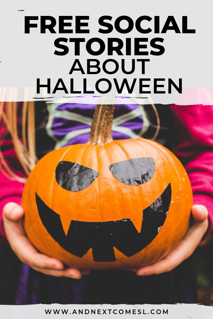 Free Halloween Social Stories | And Next Comes L - Hyperlexia Resources