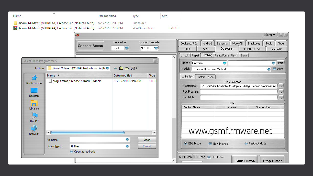 Xiaomi Mi Max 3 (M1804E4A) Firehose File [No Need Auth]