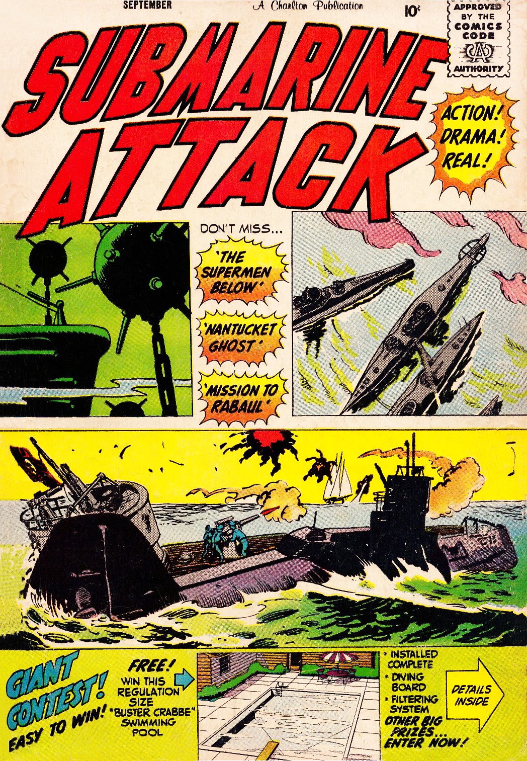 Submarine Comics and Novels: Submarine Attack #18