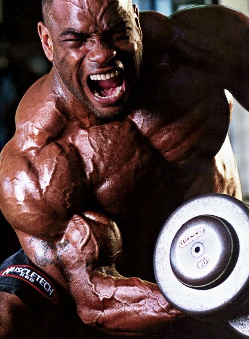 Bodybuilding: Johnnie Otis Jackson Biceps Work