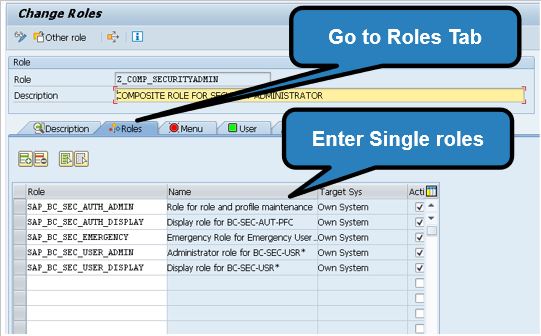 How To Create Composite Roles In SAP
