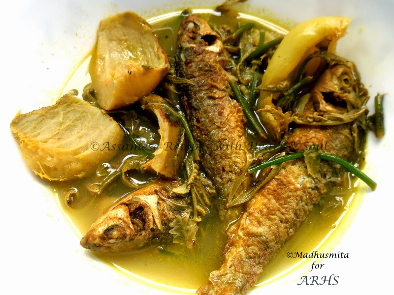 Assamese Recipes: Ou Tenga Dhekia aru Maasor jool......( Fish sour ...