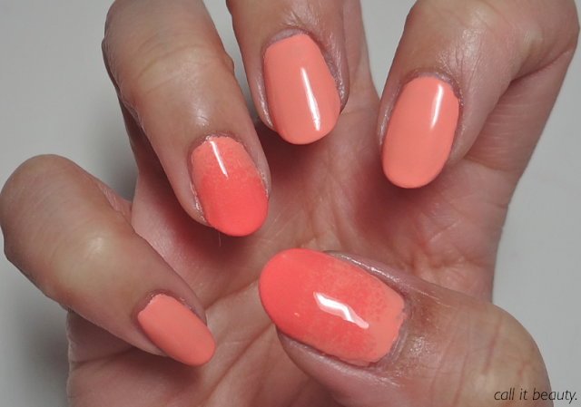 call it beauty.: NOTW - Mottled Sunset With Nails Inc. And Maybelline ...