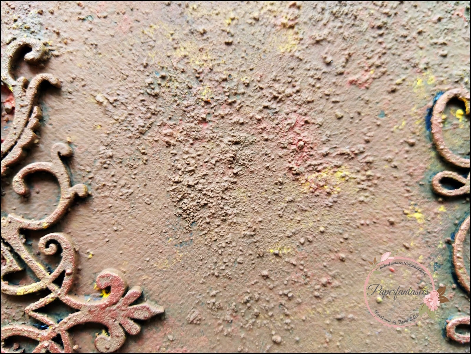 Paper Fantasees - The Craft Blog: Rust Effect Wall Decor