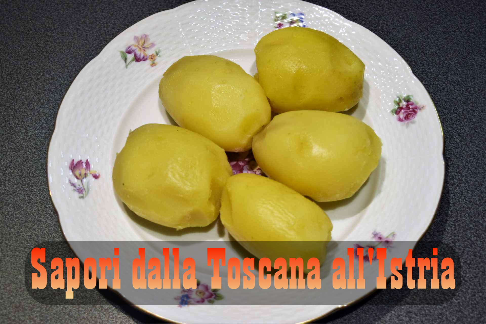 Sapori dalla Toscana all'Istria: Patate con salsina di prezzemolo