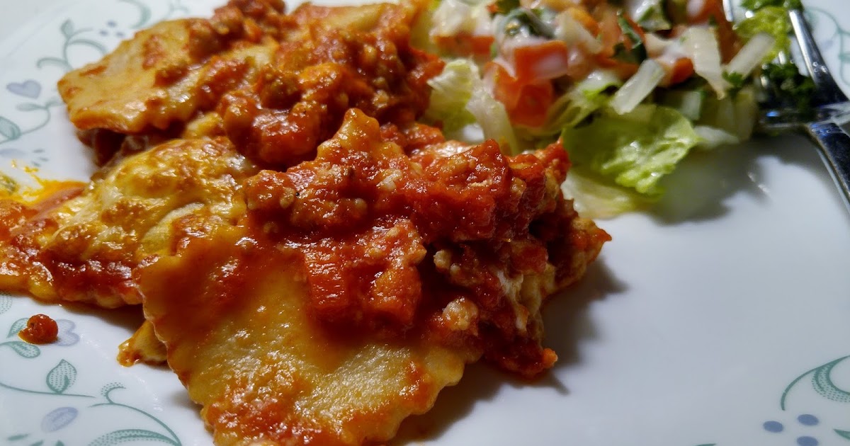 The Cannary Family: Baked Ravioli, Lydia style