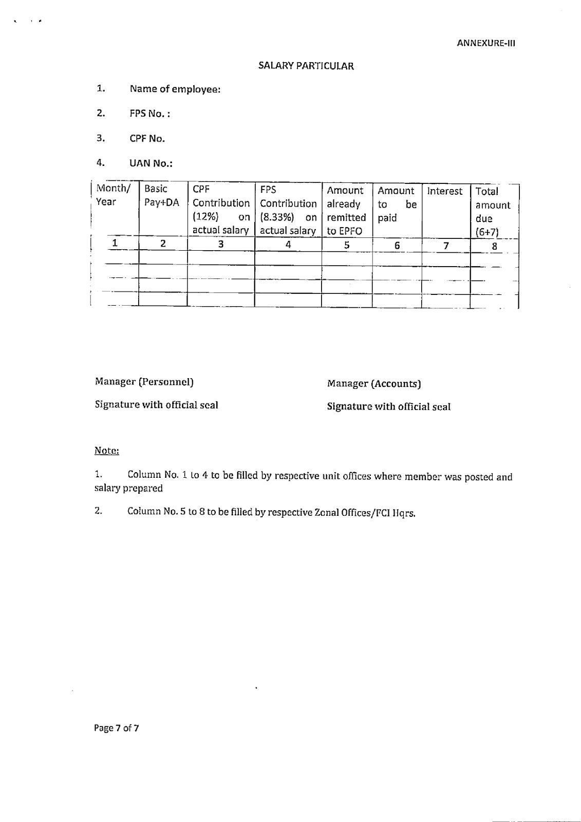 Pension Based on higher salary under provision to para 11(3) of the EPS ...