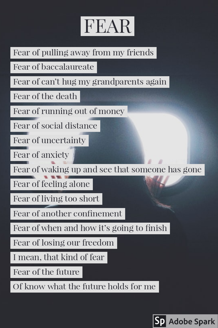 Our feelings during the quarantine through digital poetry