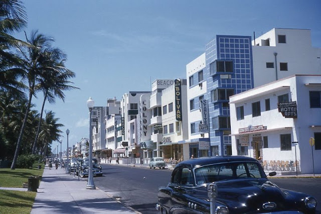 40 Fascinating Color Photos Capture Street Scenes of Miami & Miami ...