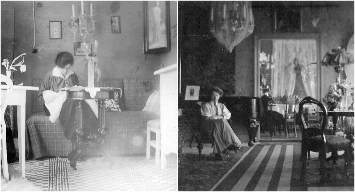 25 Found Photos Show House Interiors in the 1900s and 1910s | Vintage ...