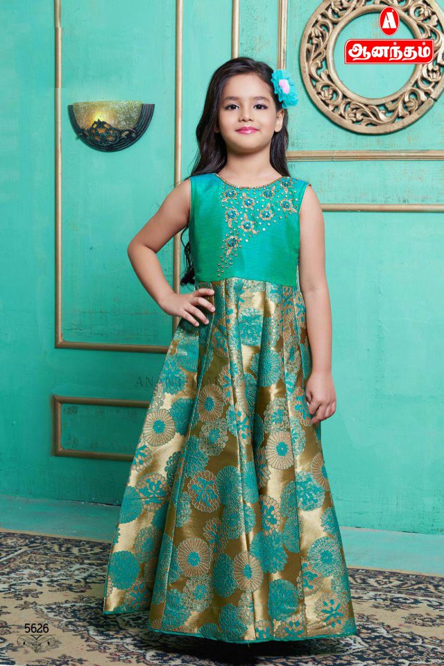 Anantham Silks in Long Maxi Frock