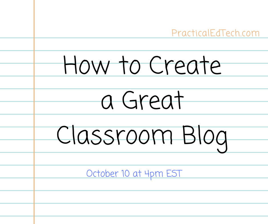 10 Uses for a Classroom Blog - Classwork