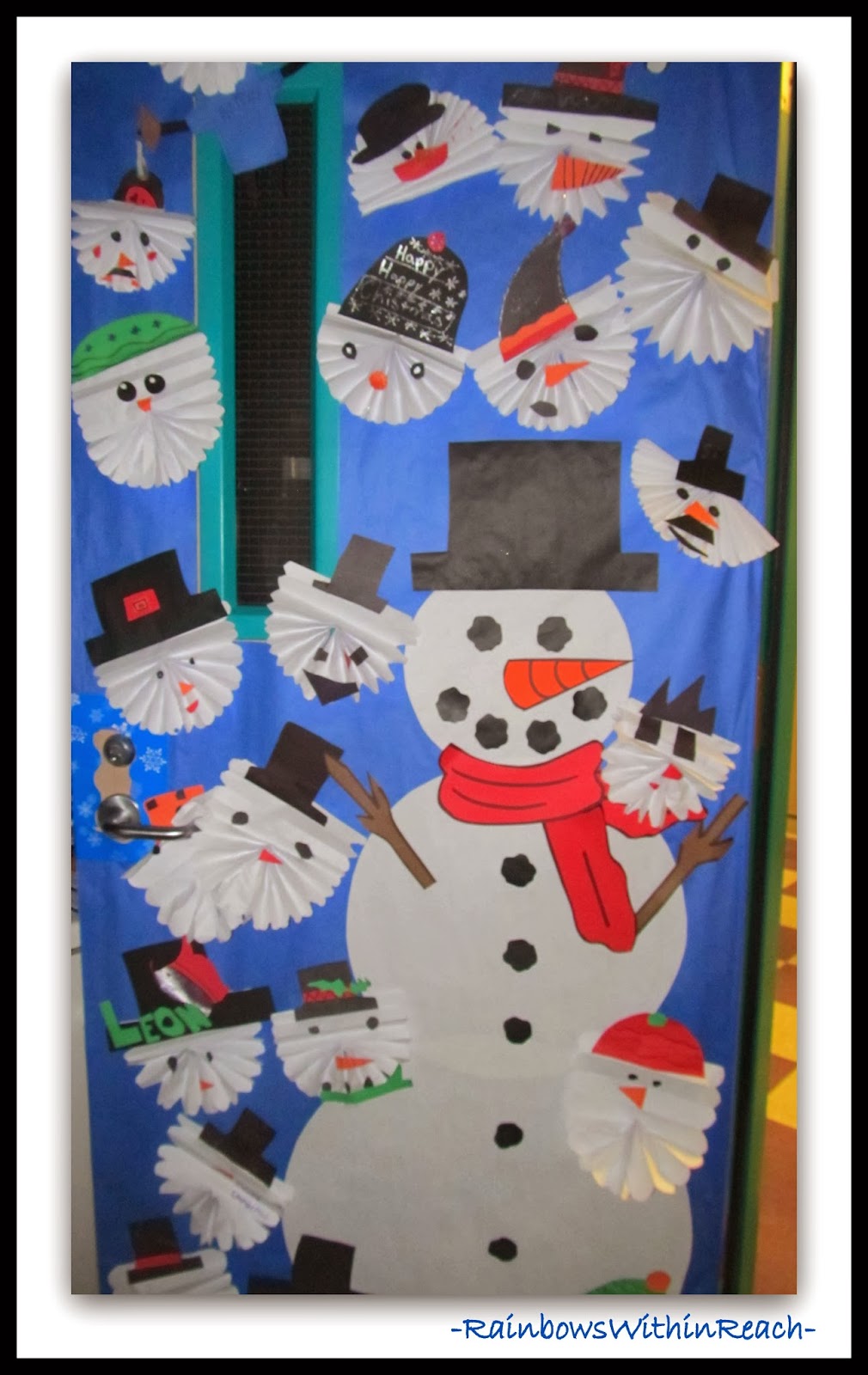 RainbowsWithinReach: Winter Themed Decorated Classroom Doors