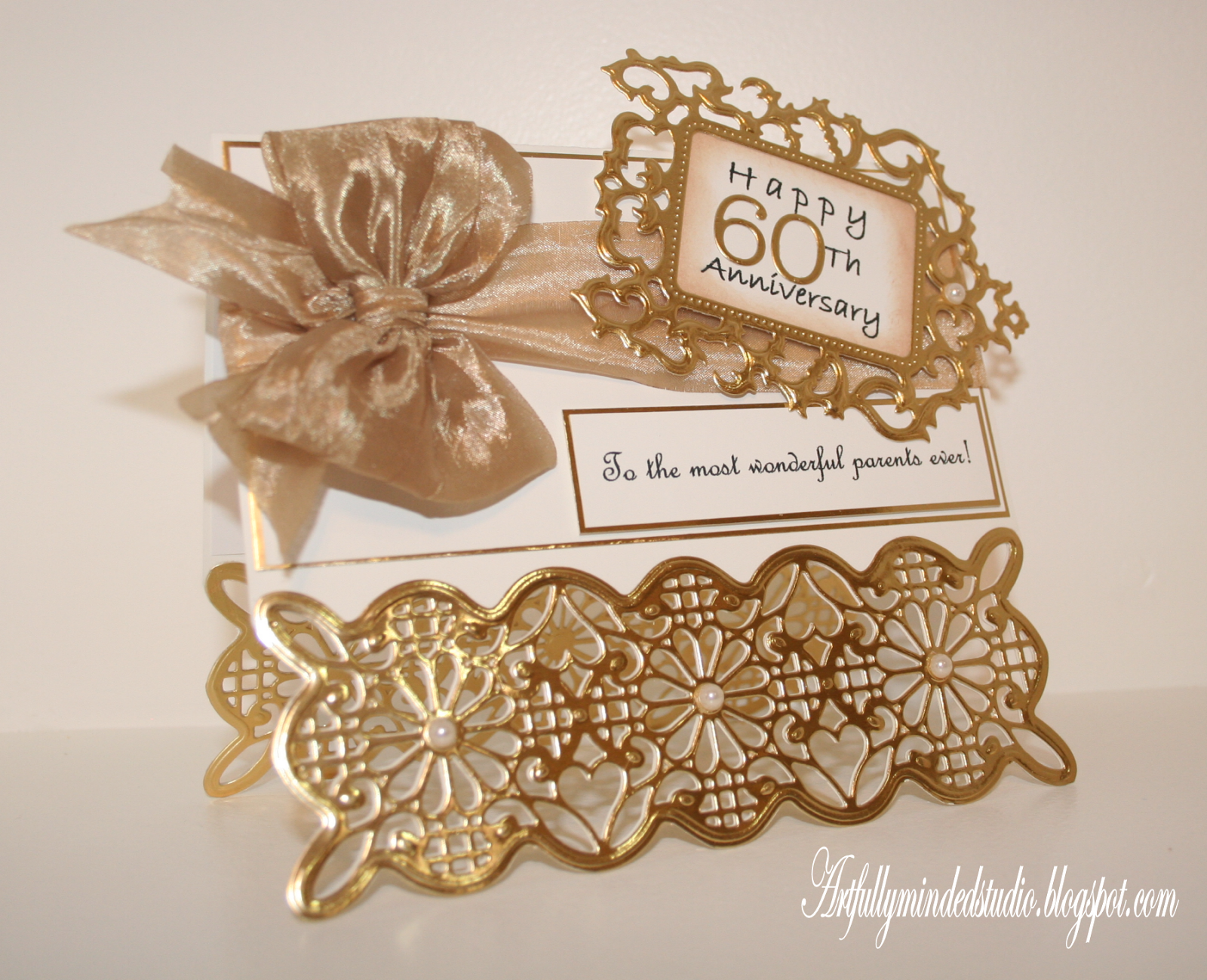 Artfully Minded Studio: A really fun 60th Anniversary card I made for ...