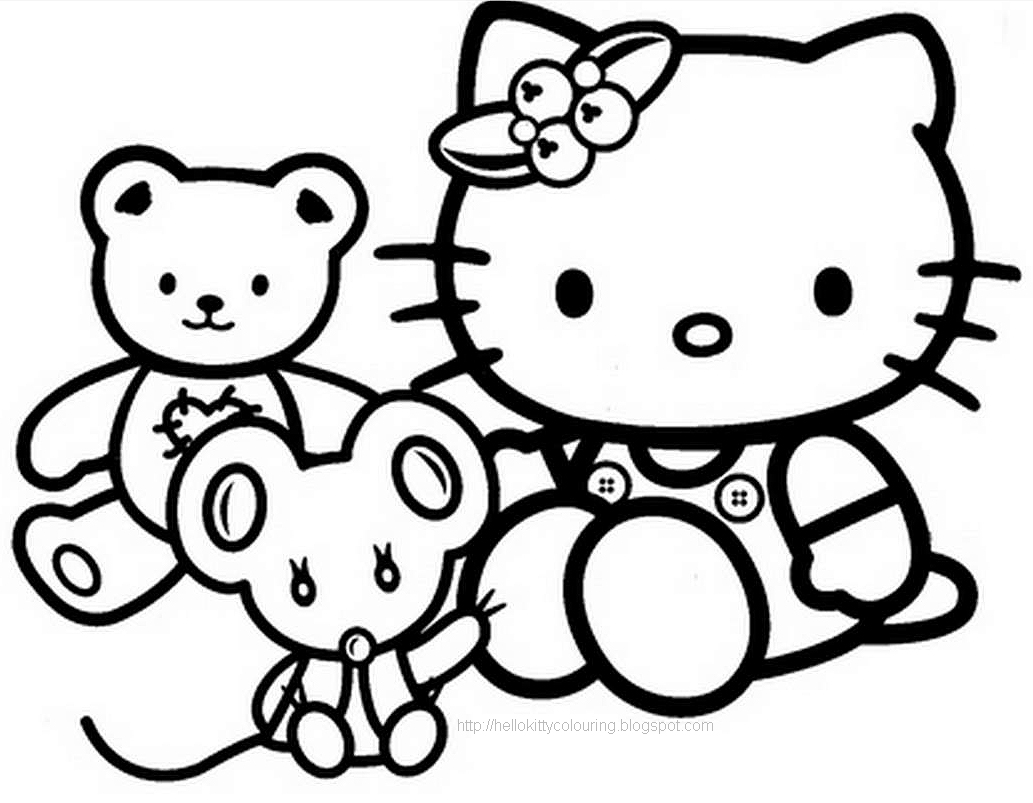 Pagine Da Colorare Di Hello Kitty Gratis