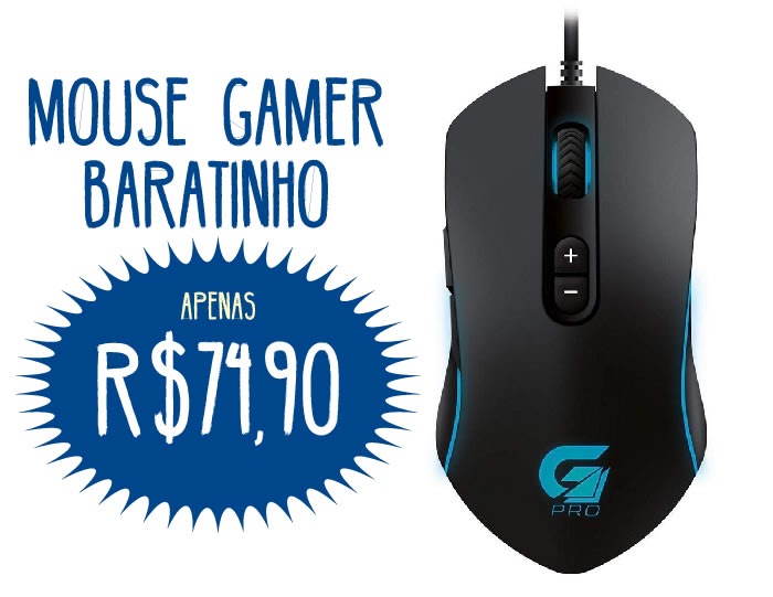 Mouse Gamer Fortrek PRO M7 RGB | Baratinho e bastante amado