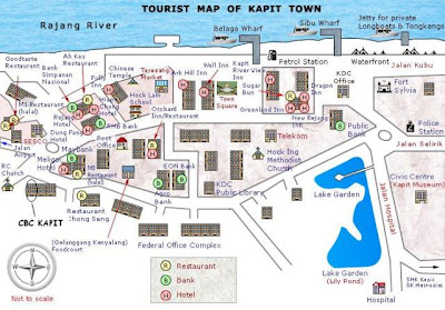 Kapit Sarawak: Peta Kapit