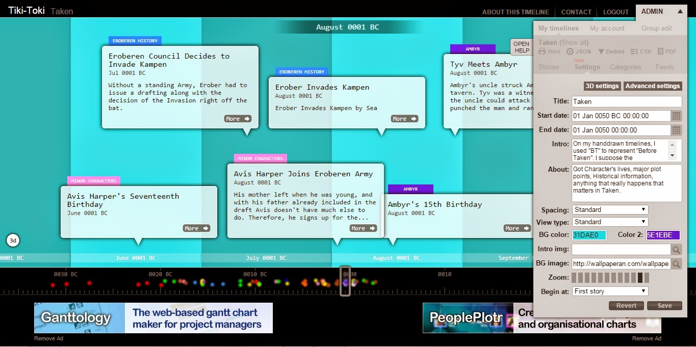 Writer and Proud: Making a Fiction Timeline