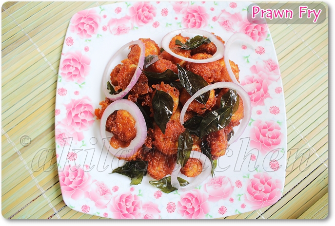 Prawn Fry / Eral Varuval - Learning-to-cook