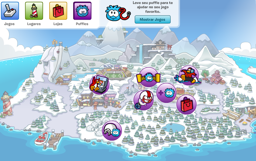 Arquivo - SOS Club Penguin: Atualização no Mapa: Puffles