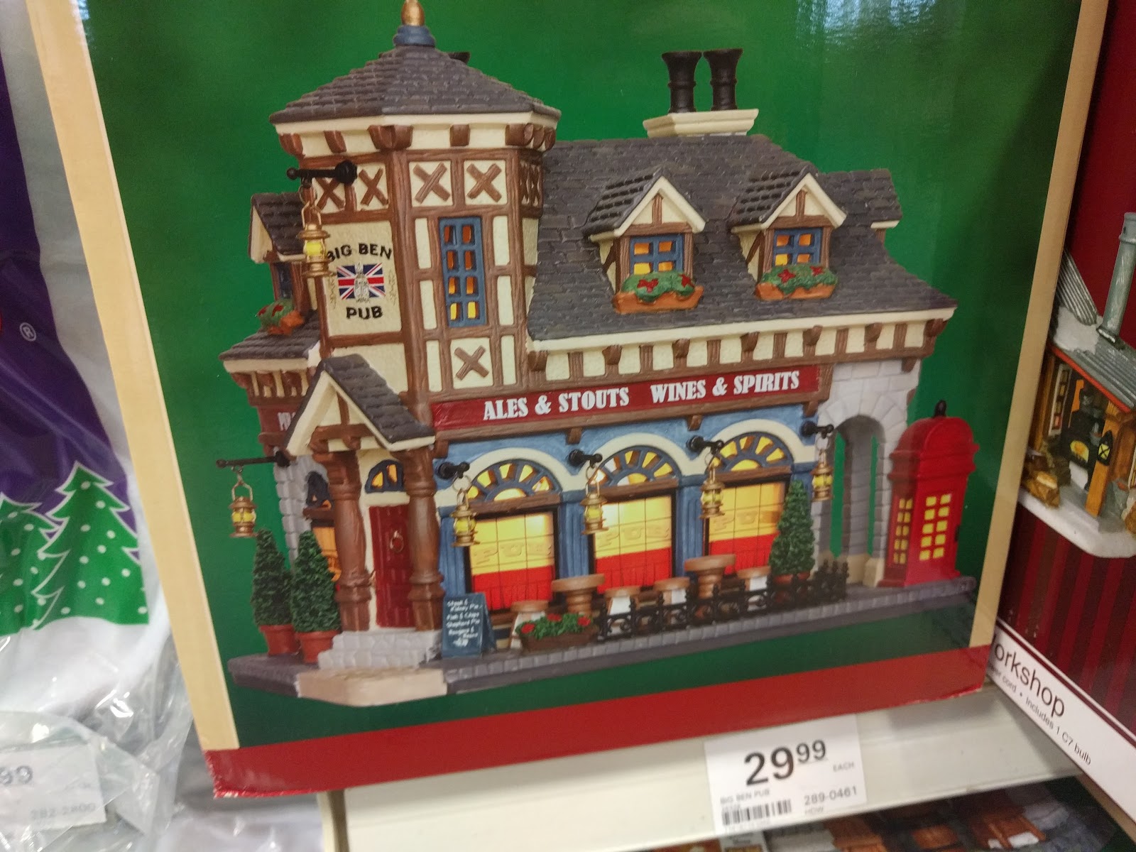 Big Ben Pub - 2012 Christmas Village from Lemax