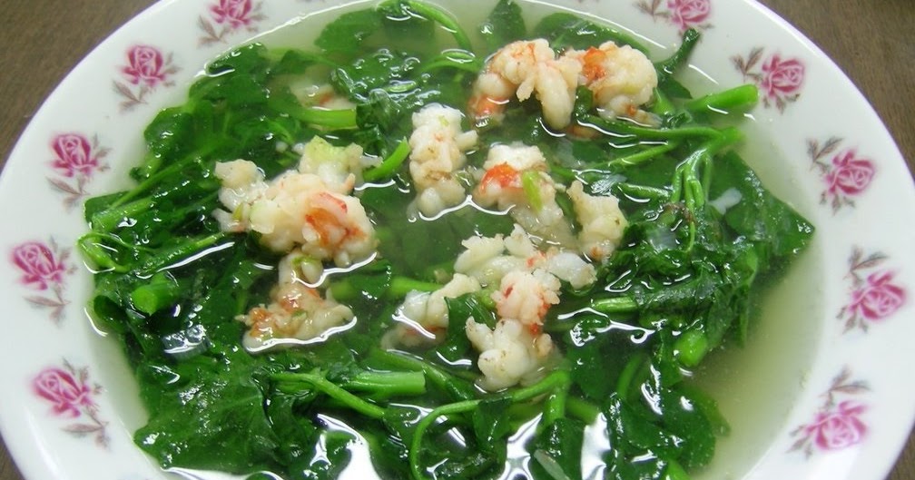 Cách nấu canh mồng tơi với tôm ngọt mát ngày hè