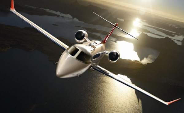 The Learjet 36A has extended range.