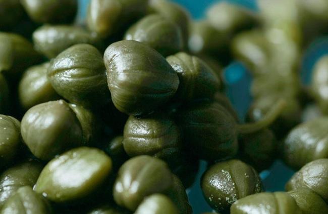 Healthy and nutritious capers