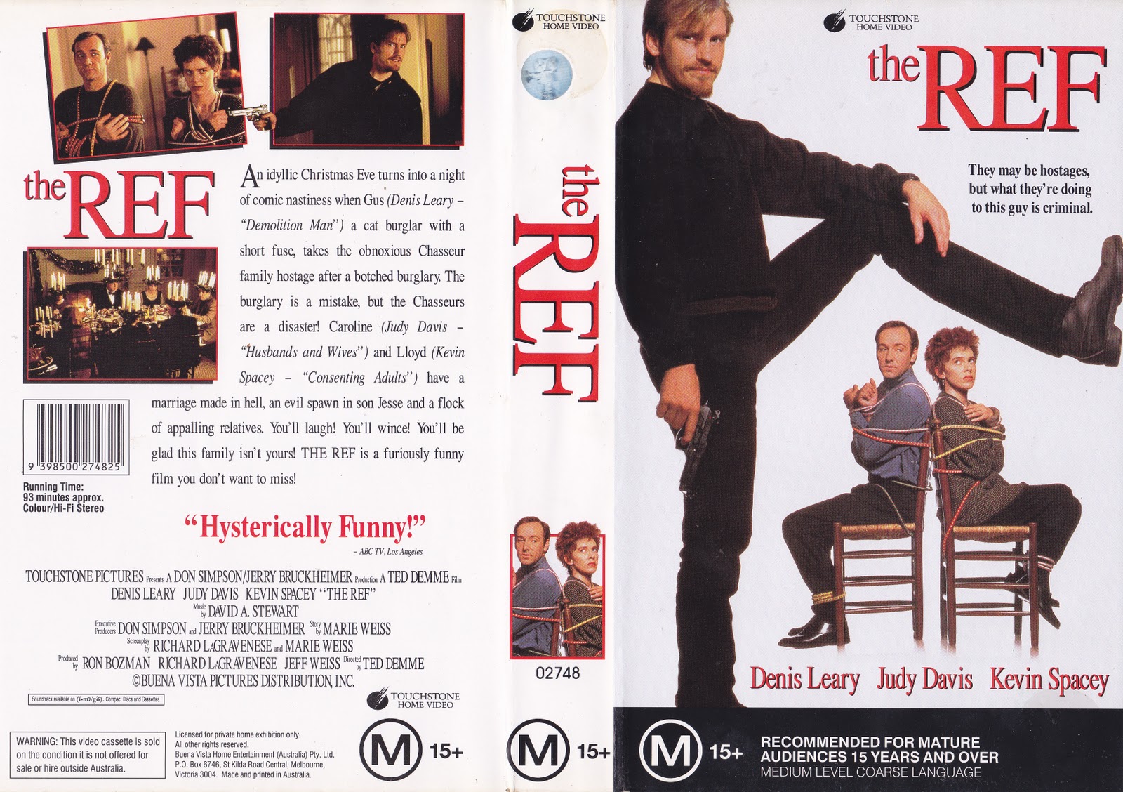 Banned In Queensland: VHS Cover Of The Day: The Ref (1994)