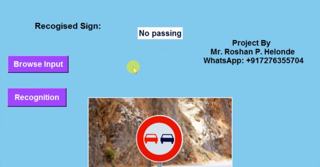 Traffic Sign Recognition Using Python Project Source Code ~ Engineering