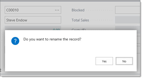 Steve Endow - The Blog: Business Central: Change Log feature
