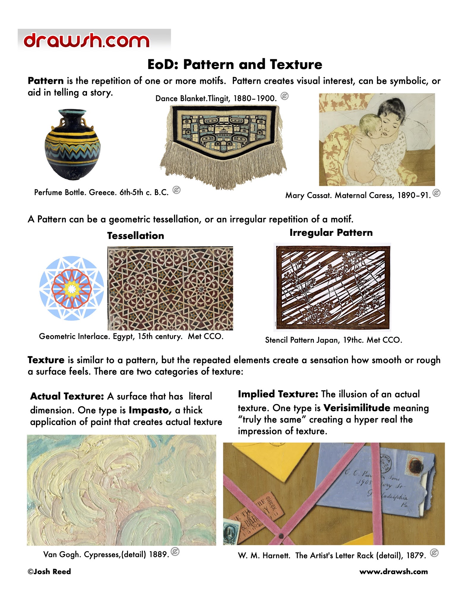 Drawsh: Element of Design: Pattern and Texture