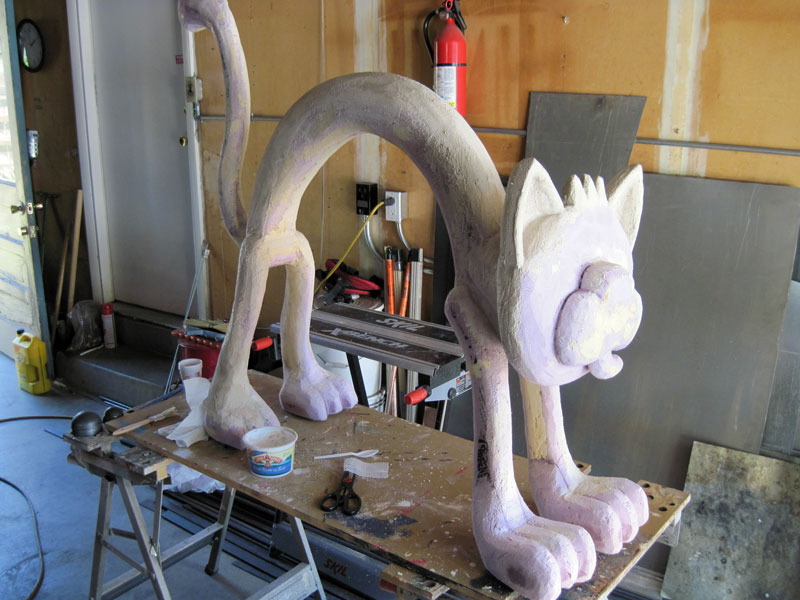 Zann Jones: Styrofoam Cat