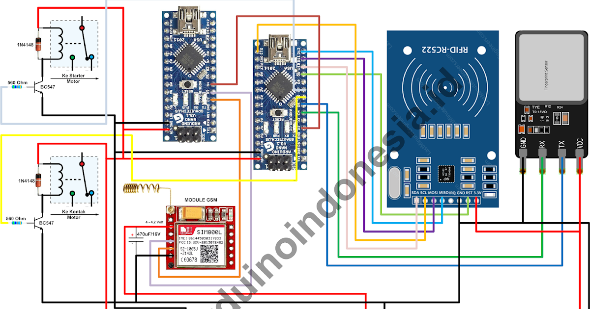 Tutorial Membuat Security System Kontak Sepeda Motor Menggunakan RFID ...