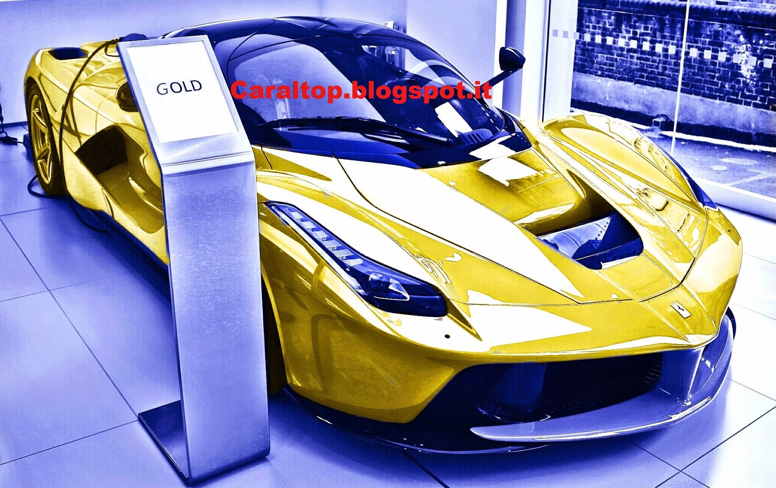 Car al Top 33: LaFerrari Gold Edition: Con l'oro diventa più prezziosa