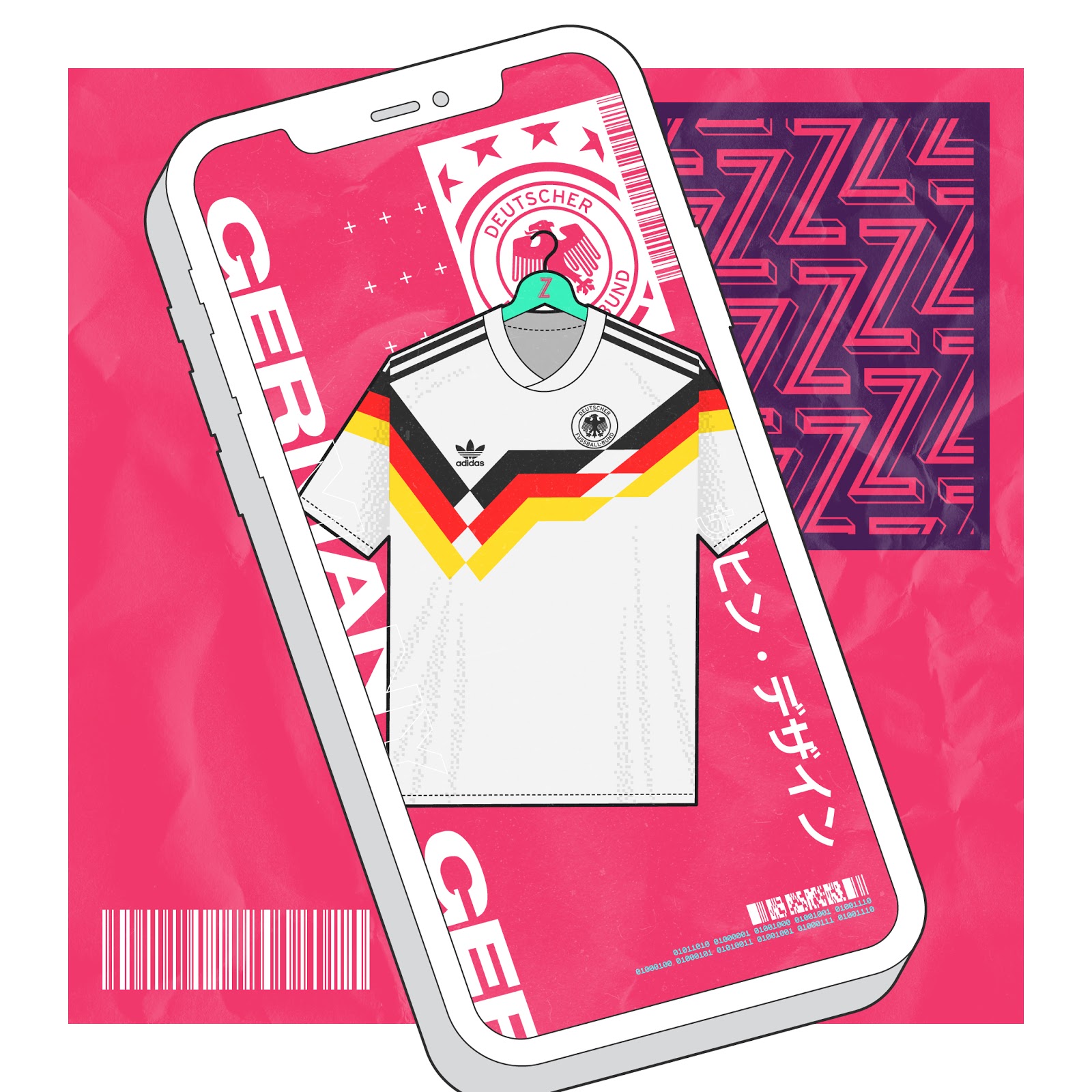 Germany 1988-90 Home Kit