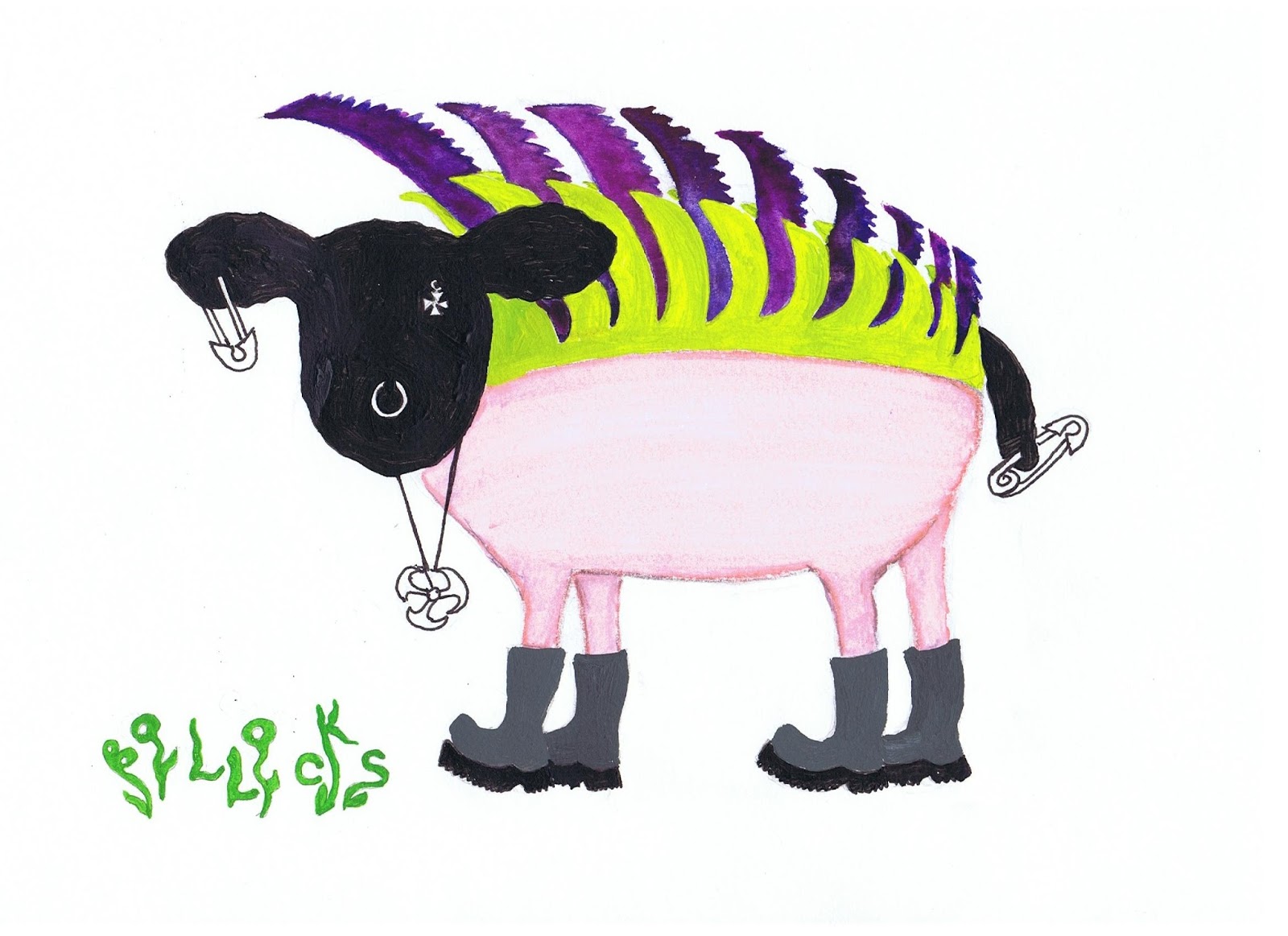 Baa Baa Pink Sheep: Baa Baa Punk Sheep
